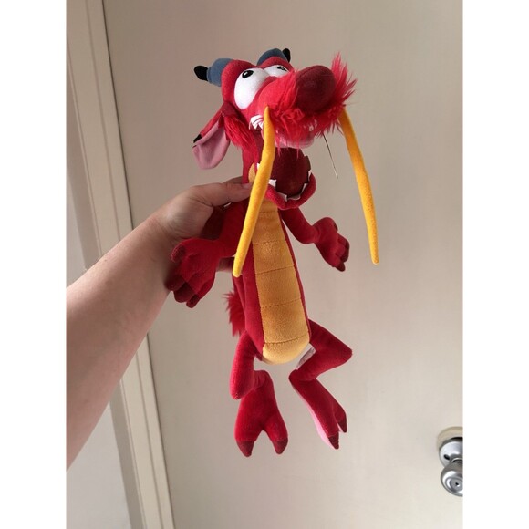 Disney | Toys | Disney Store Exclusive Mushu Plush Mulan Red Dragon 1 ...